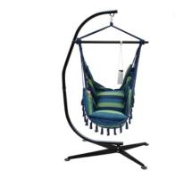 China Outdoor Activity Colorful Canvas Camping Hammock with Stand Weight Capacity 260KGS for sale
