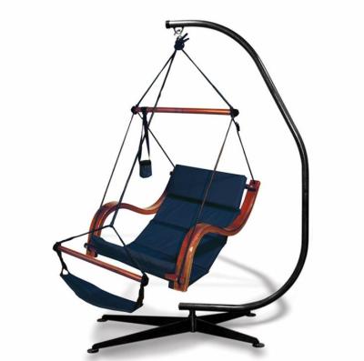 China 300LBS Capacity Luxury Terrace Garden Swing Chair for Indoor and Outdoor Hammock Frame for sale
