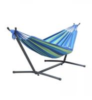 China Outdoor Double Hammock With Stand Stainless Steel Stylish with Attractive for sale