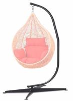 China 300LBS Hotel Canvas Cotton Hammock Outdoor Garden Swing Rope Round Chair for Hammock Frame for sale
