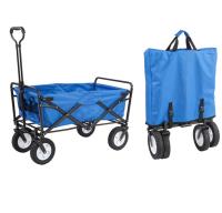 China Outdoor Iron Folding Wagon for Easy Transport and Storage Dimension L x W x H 86*46*85 for sale