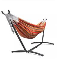 China Stainless Outdoor Folding Hammock Stable And Safety Single Person Camping Hammock for sale