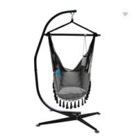 China 300LBS Heavy Duty C Style Outdoor Hammock Chair Stand for Mail Packing Performance for sale