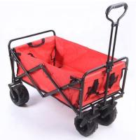 China 86*46*85 Dimension Heavy Duty Folding Wagon Cart for Beach Camping Picnic and Sand for sale