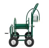 China Customized Wheeled Garden Lawn Water Planting Hose Reel Cart with Four-wheel for sale