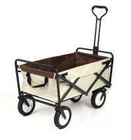 China Versatile Four-wheel Folding Wagon for Camping Beach Picnic Sports Portable and Sturdy for sale