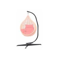 China Modern Design Style Portable Heavy Duty Hammock Stand Folding Steel Stand for Outdoor for sale
