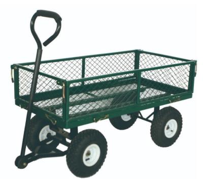 China Portable Heavy Duty Garden Yard Trolley Wagon Cart for Qingdao Loading and Unloading for sale