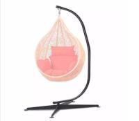 China 300LBS Weight Limit Durable C Metal Frame Swing Chair Stand For Hanging Hammock Chair for sale