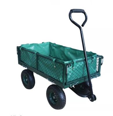 China Outdoor Heavy Duty Steel Mesh Tool Cart with Environmental Protection Powder Coating for sale