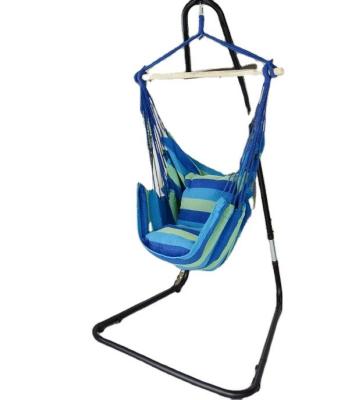China Home Office Outdoor Swing Bed Double Hammock Chair with Portable Folding Camping Stand for sale