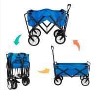 China Collapsible Foldable Wagon Cart Comfort and Ergonomics Folding Utility Cart With Wheels for sale