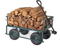 China Tools Home Garden Wagon Cart with 4 Wheels and Mesh Structure in Heavy Duty Capacity for sale