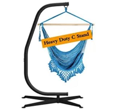 China Effortless Assembly and 260KGS Weight Capacity Single Hanging Chair Hammock Chair Rack for sale