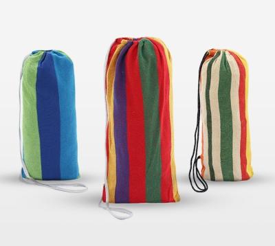 China Non-woven Fabric Canvas Hammock Bed Folding Double Hanging Nylon for Outdoor Hiking for sale