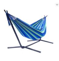 China Non-woven Fabric Canvas Hammock Bed Folding Double Hanging Nylon for Outdoor Hiking for sale