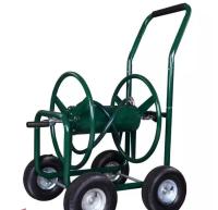 China Industrial Metal 4 Wheel Hose Reel Mobile Cart For Outdoor Storage And Tool for sale
