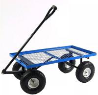 China Customized Wooden Mesh Cart / Wagon / Four Wheel Cart for Customer Requirements for sale
