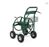 China Industrial Metal 4 Wheel Hose Reel Mobile Cart For Outdoor Storage And Tool for sale