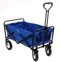 China Portable Iron Aluminium Foldable Beach Cart For Camping Shopping And Storage for sale