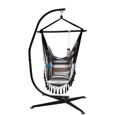 China Qingdao Port Hammock Chair Camping Swing With Stand For Garden And Outdoor for sale