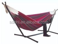 China Customized Color Waterproof Portable Canvas Camping Swing Bed with Stand in Qingdao Port for sale