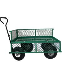 China Iron Handle Garden Wagon Cart Collapsible Utility Wagon For Tools And Shopping for sale