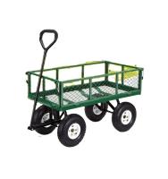 China 17KGS Capacity Steel Mesh Garden Cart Rust Prevention Long Lasting For Warehouse for sale