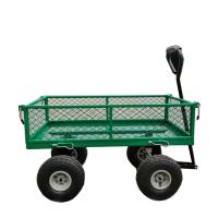 China Beige Portable Trolley Cart Great for Camping and Beach Mesh Structure for sale