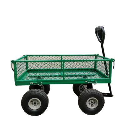 China Beige Portable Trolley Cart Great for Camping and Beach Mesh Structure for sale