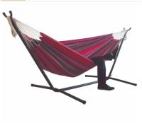 China Outdoor Activity Canvas Hammock With Stand Easy Setup UV And Fade Resistant for sale