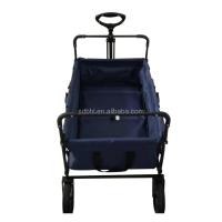 China Outdoor Camping Folding Trolley Trailer with Four Wheels Green Multi-function Tool Cart for sale