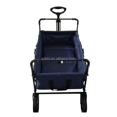 China Four-wheel Heavy Duty Utility Folding Cart for Shopping and Camping in Qingdao Port for sale