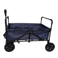 China Outdoor Camping Folding Trolley Trailer with Four Wheels Green Multi-function Tool Cart for sale