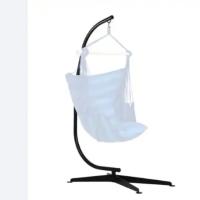 China Outdoor Activity Portable Metal Black Hammock Chair Stand For Hanging Chairs for sale