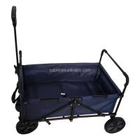 China Outdoor Camping Folding Trolley Trailer with Four Wheels Green Multi-function Tool Cart for sale