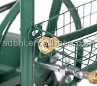 China Effortlessly Water and Irrigate Your Garden with our Iron Garden Hose Reel Cart for sale