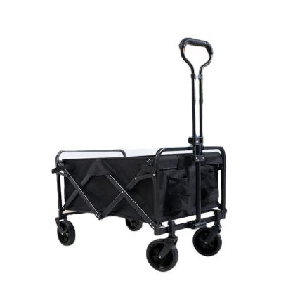 China Easy Folding Stainless Steel Picnic Wagon Heavy Duty Hand Trolley for Beach Trip for sale