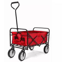 China Iron Four-wheel All Terrain Folding Collapsible Utility Wagon for Garden and Outdoors for sale
