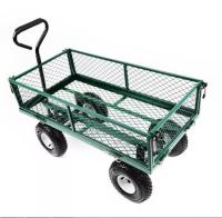 China Steel Mesh Folding Garden Wagon 86*46*85cm High Strength Customizable for sale