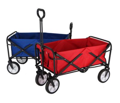 China Heavy Duty Portable Foldable Wagon Hand Carts for Garden Beach and Outdoor Qingdao Port for sale