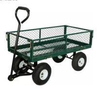 China 86*46*85 Dimension Heavy Duty Garden Trolley Mesh Cart for Versatile Applications for sale