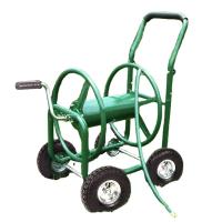 China Convenient Loading Basket Heavy Duty Garden Hose Reel Cart for Water Garden and Tools for sale