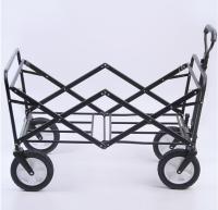 China 260KGS Weight Capacity Portable Mini Camping Wagon Cart Collapsible Steel Iron Material for sale