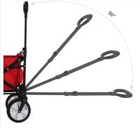 China 260KGS Weight Capacity Portable Mini Camping Wagon Cart Collapsible Steel Iron Material for sale