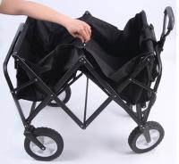 China 260KGS Weight Capacity Portable Mini Camping Wagon Cart Collapsible Steel Iron Material for sale