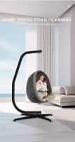 China Metal Stand Modern Design Style Hammock Chair for Living Room Customized Color for sale