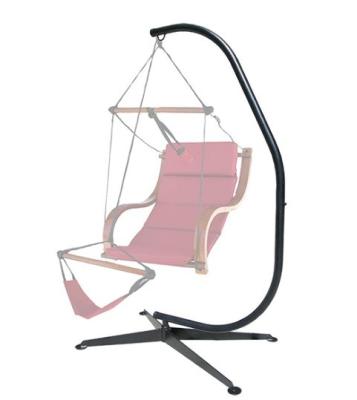 China Outdoor Furniture Portable Modern Design Hammock with Stand for Camping Beach Bedroom or Living Room 300LBS for sale