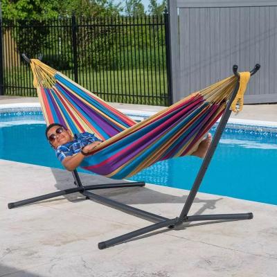 China Easy Collapsible Outdoor Camping Hammock With Stand in Customized Color for Relaxation for sale