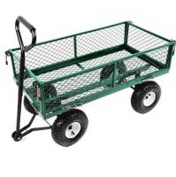 China Conveniently Designed Four Wheel Assemble Garden Hand Cart with 17KGS Capacity for sale